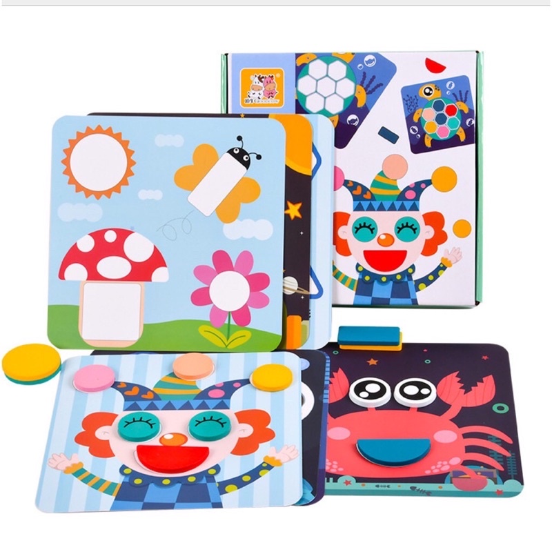 Shape MATCHING GAME / PUSH SHAPE TOY / CARTOON SHAPE PUZZLE | Shopee ...