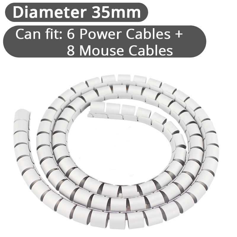 42mm Wire Organizer Cable Management Storage Sleeve Cable Protector ...