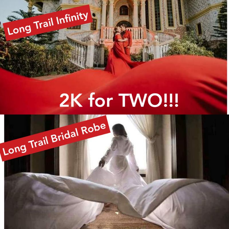 Long Trail Infinity & Bridal Robe 2K FOR TWO!!! | Shopee Philippines