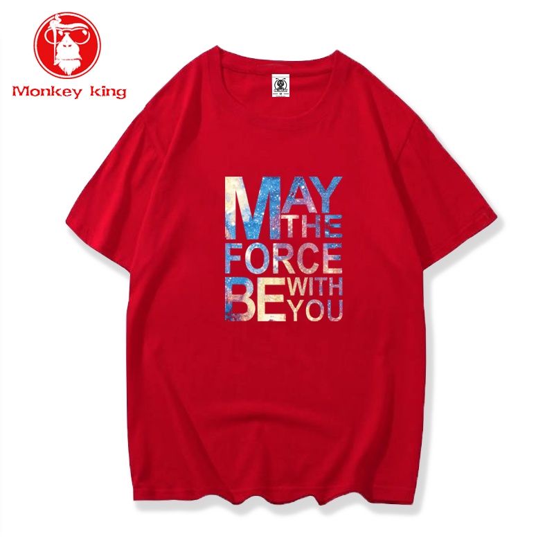 MONKEY KING COD cotton plus size tshirt for men on sale print graphic ...