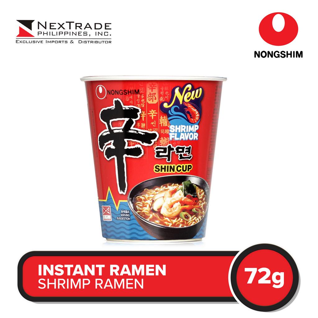Nongshim Shin Ramyun Shrimp Cup Noodle 72g | Shopee Philippines