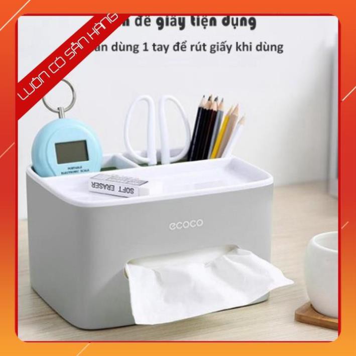Multi-purpose tissue box with beautiful plastic desktop tool tray KSHN ...