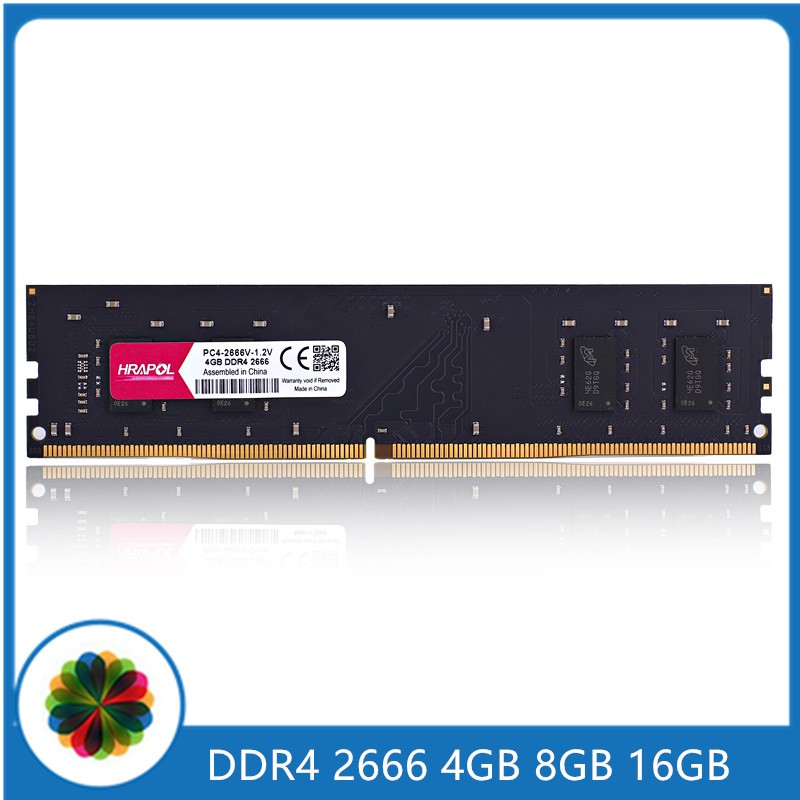 HRAPOL Desktop computer RAM ddr4 4GB 8GB 16GB ram 2666V 2666mhz memory Motherboard memoria dimm ...