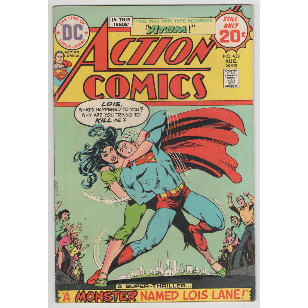 Action Comics 438, 513, 531 (1974-82) Atom issues. Superman featured ...