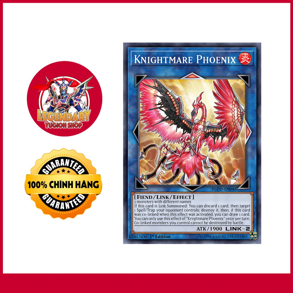 [Original Yugioh Card] Knightmare Phoenix | Shopee Philippines