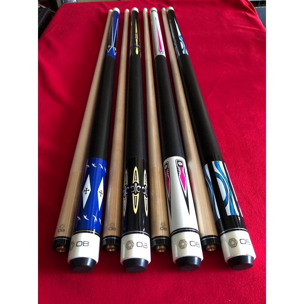 OB Cue Stick with Free Soft case and Tisa / tako ng bilyaran / billiard ...
