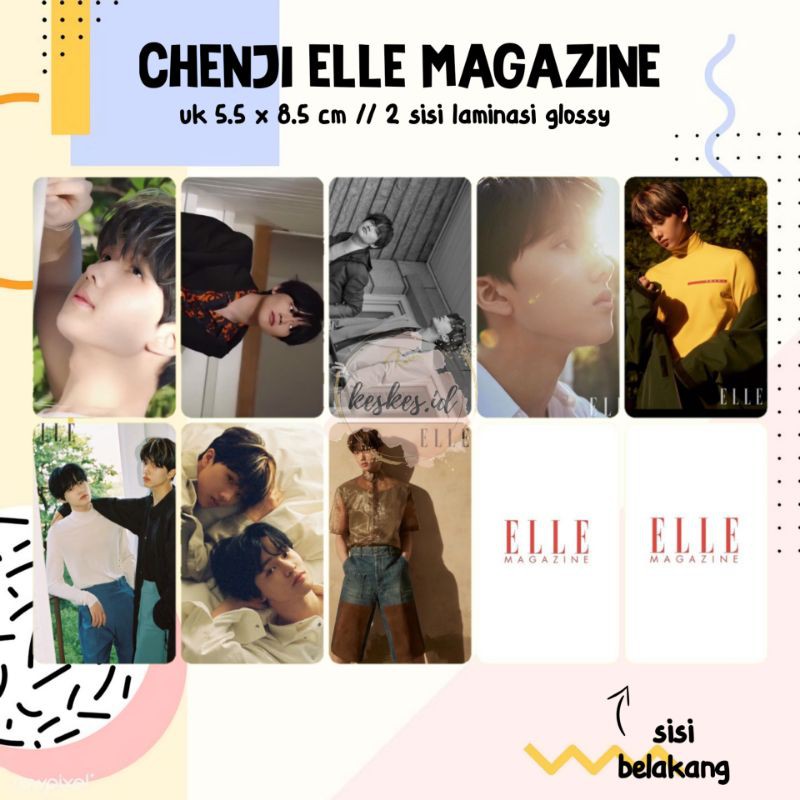 Photocard Chenji Elle Magazine (unofficial) | Shopee Philippines