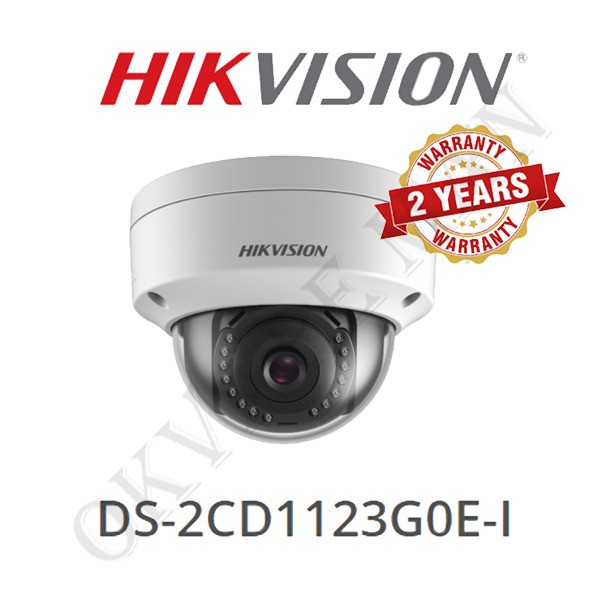 Hikvision CCTV Camera 2MP IP 2MP Indoor DS-2CD1123G0E-I Network Dome | Shopee Philippines