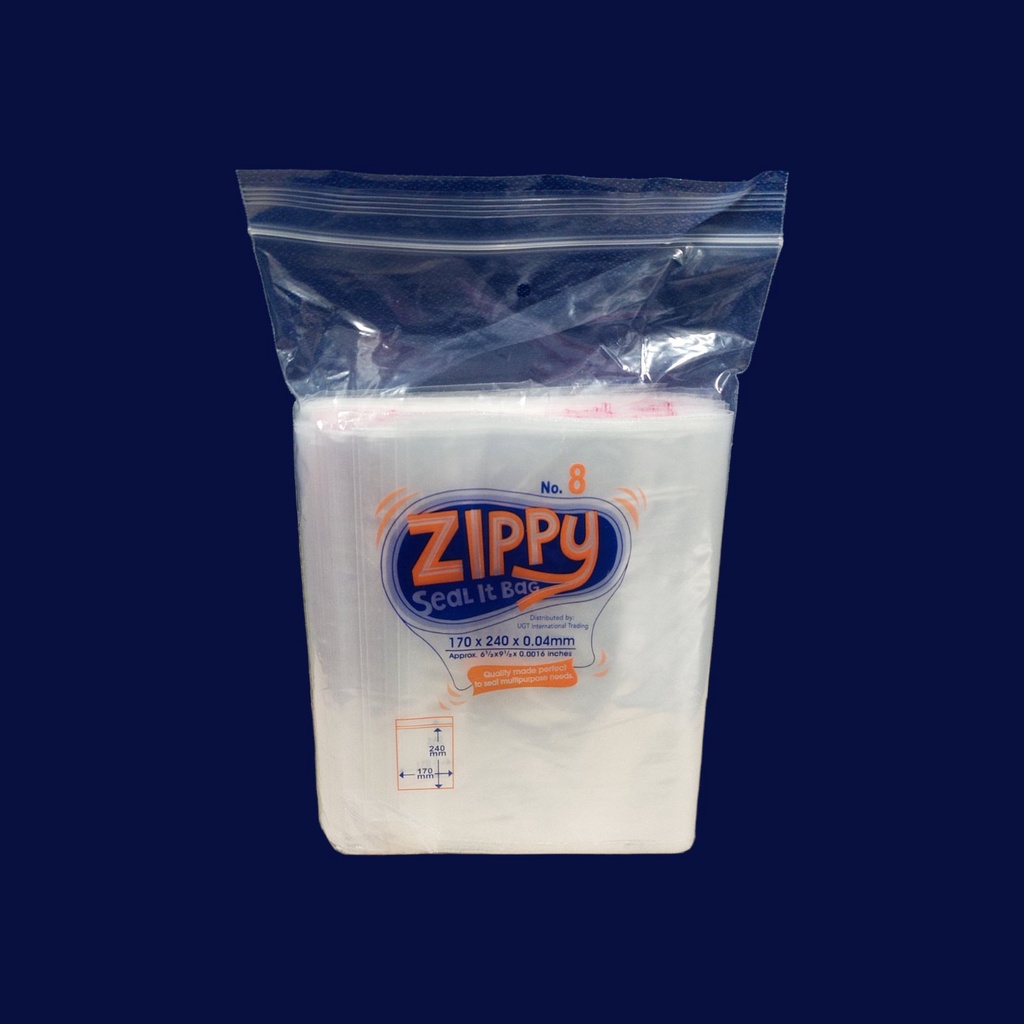 100PCS Zippy Bags / Large Size #7, 8, 9, 10, 11, 12 / Ziplock ...