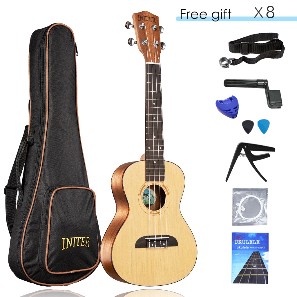 INITER Concert Ukulele Uke Acoustic Hawaiian Guitar 23 Inch 18 Frets ...