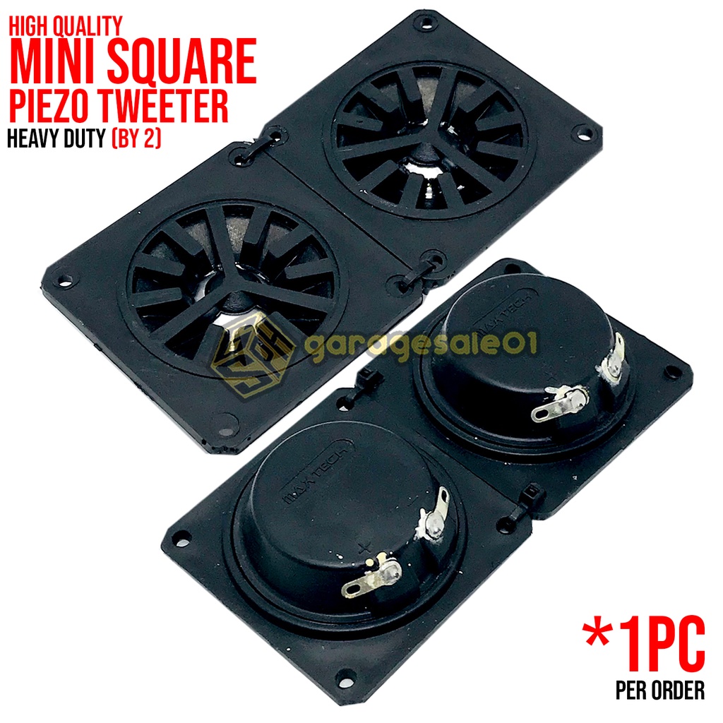 High Quality 2 Mini Square Piezo Tweeter With No Capacitor Heavy Duty | Shopee Philippines
