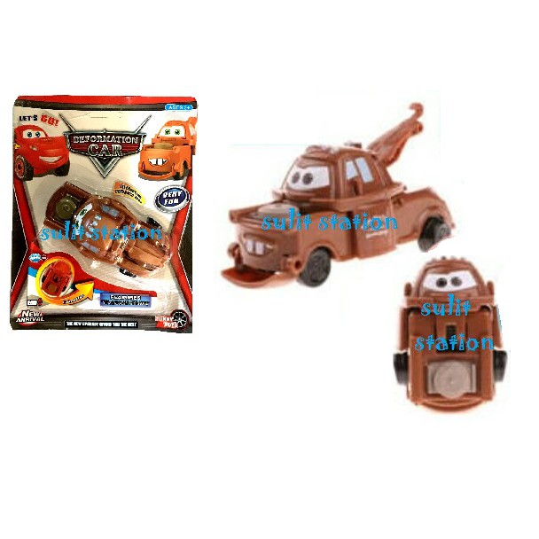 PIXAR IVAN TOW MASTER MATER TRUCK TRANSFORMER CAR TOY FIGURES | Shopee ...