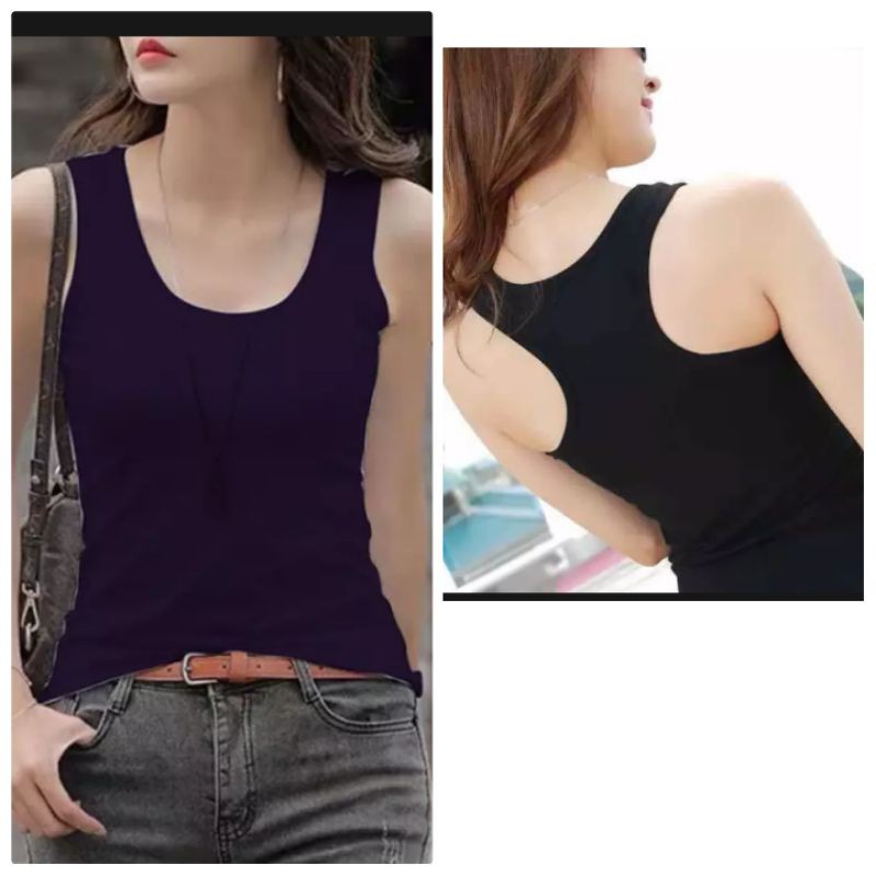 RACER BACK SLEEVELESS SANDO daily active wear | Shopee Philippines