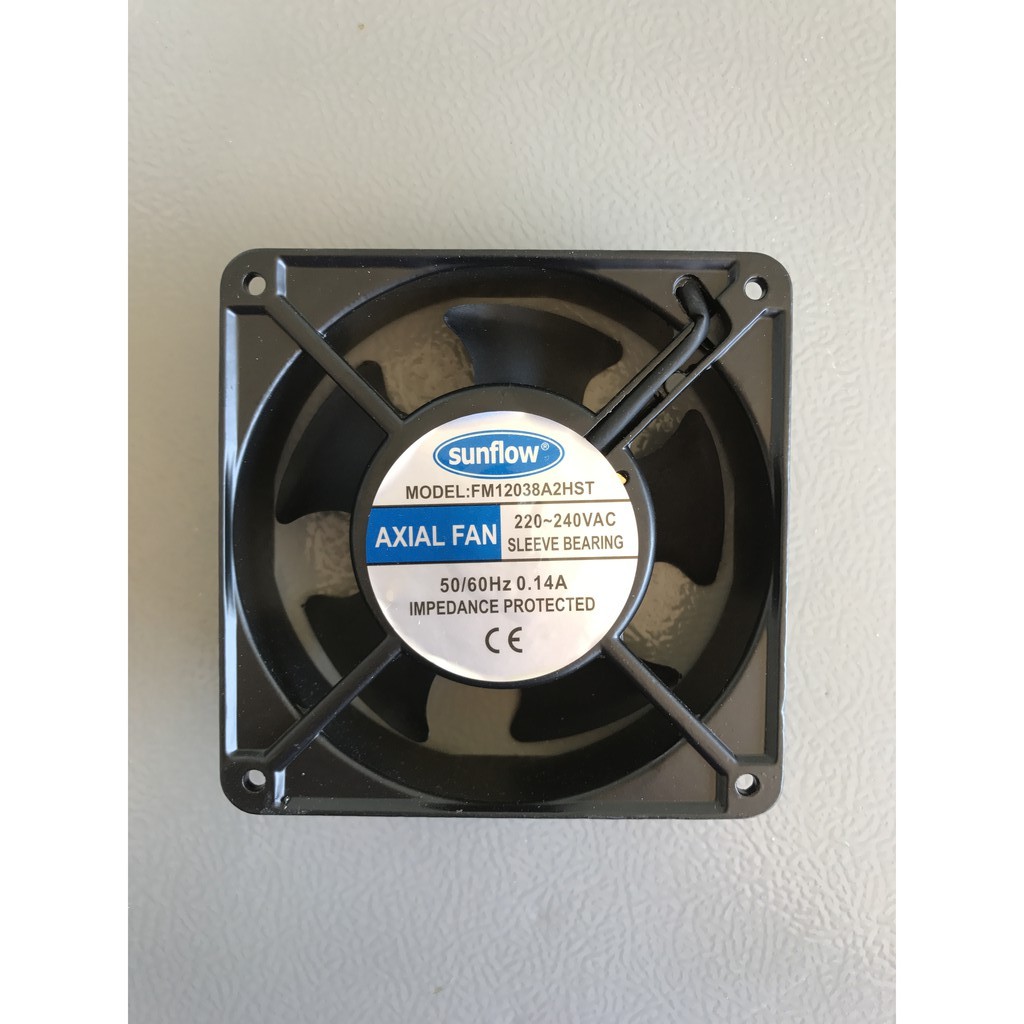 Heavy Duty 220V Fan Sunflow Exhaust Fan Blower Fan Cooling Fan 120x120x38mm AC axial fan Metal ...