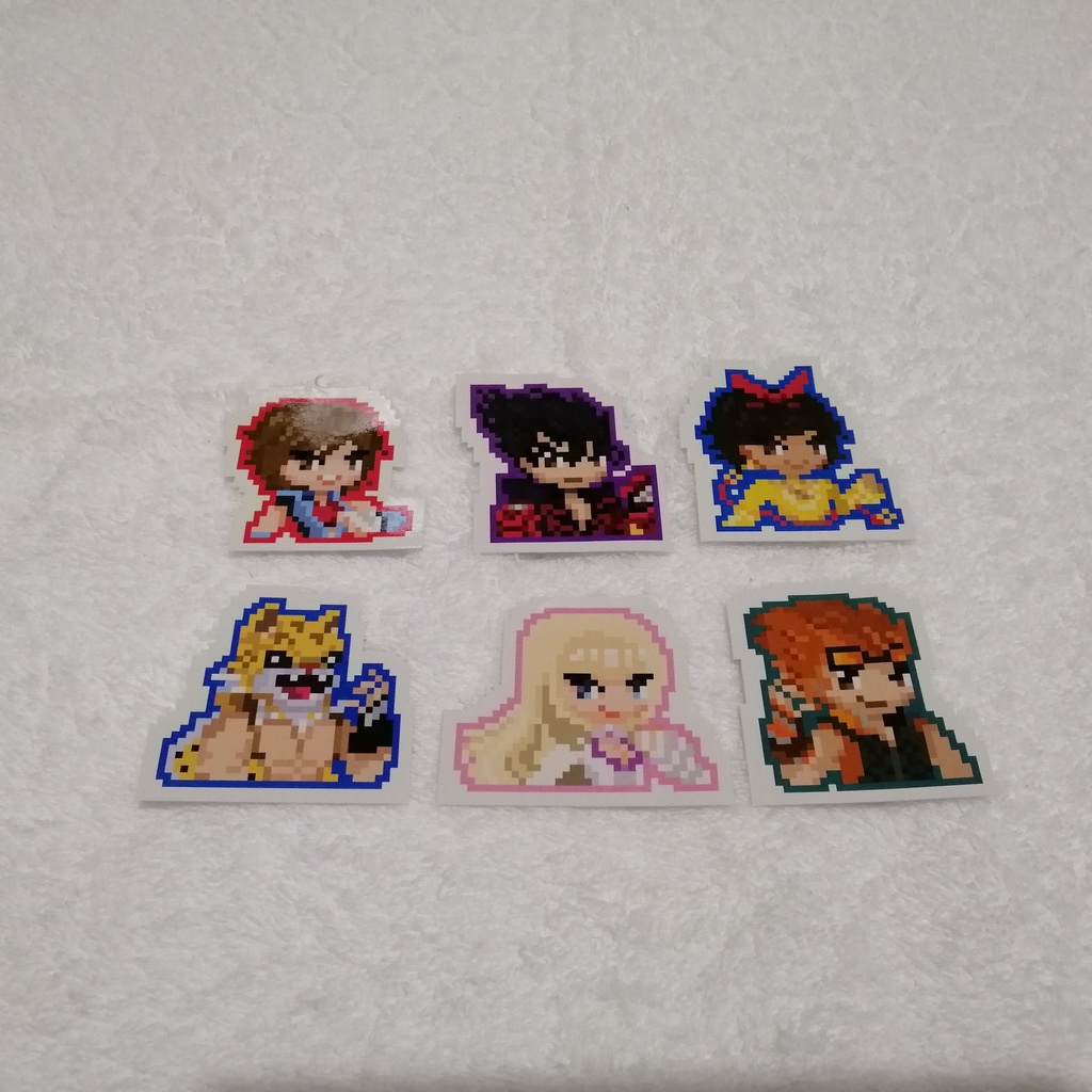 Pixel Tekken Stickers | Shopee Philippines