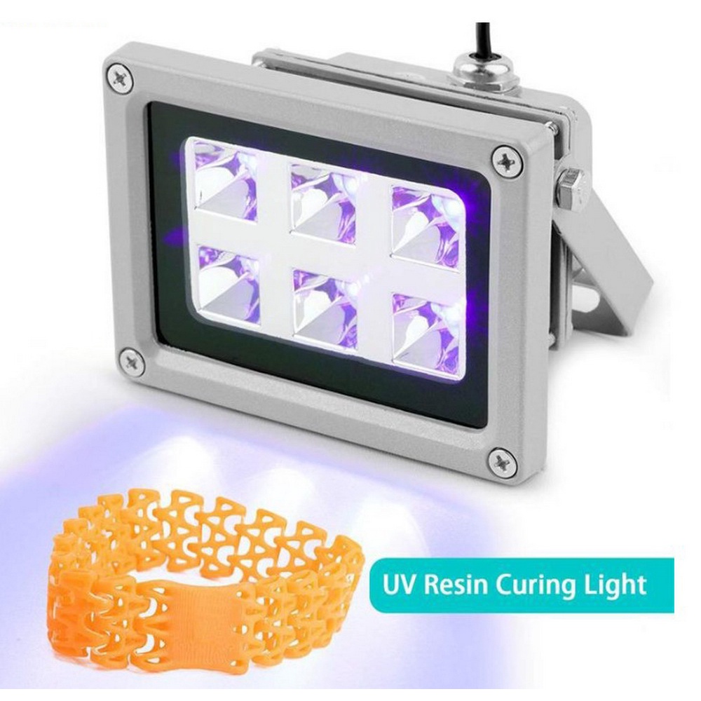 110-260V 405nm UV LED Resin Curing Light Lamp for SLA DLP 3D Printer Photosensitive Accessories ...