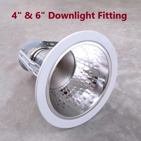 4"/6" Inches Downlight Fitting Round Bracket White Frame Casing with ...