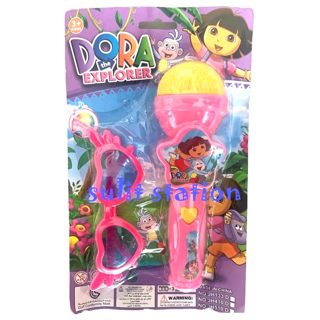 2in1 CARS McQUEEN DORA MUSICAL STEERING WHEELS SHADES EYEGLASSES MIC ...