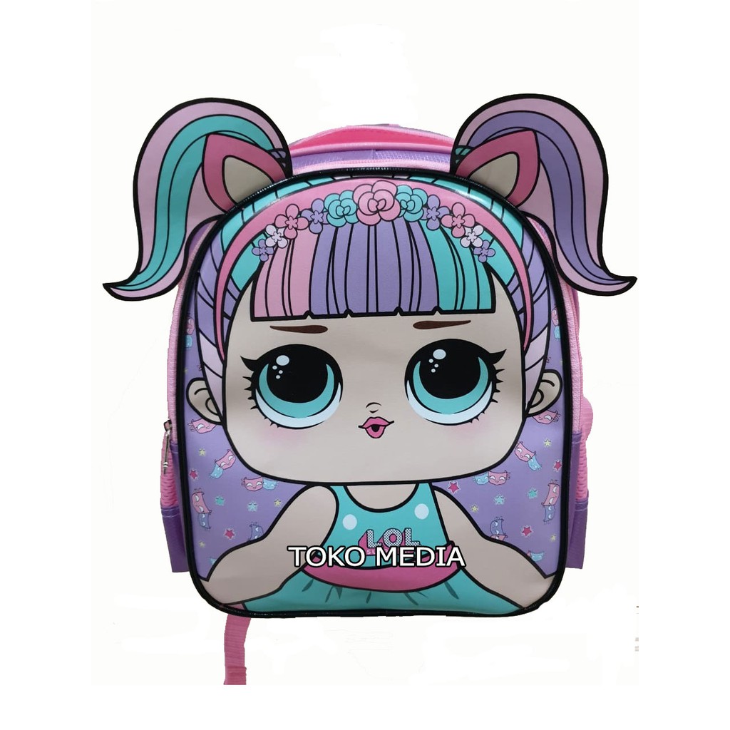 Children's School Backpack Uk. Paud/pg - LIL Baby Pigtails (0013 ...