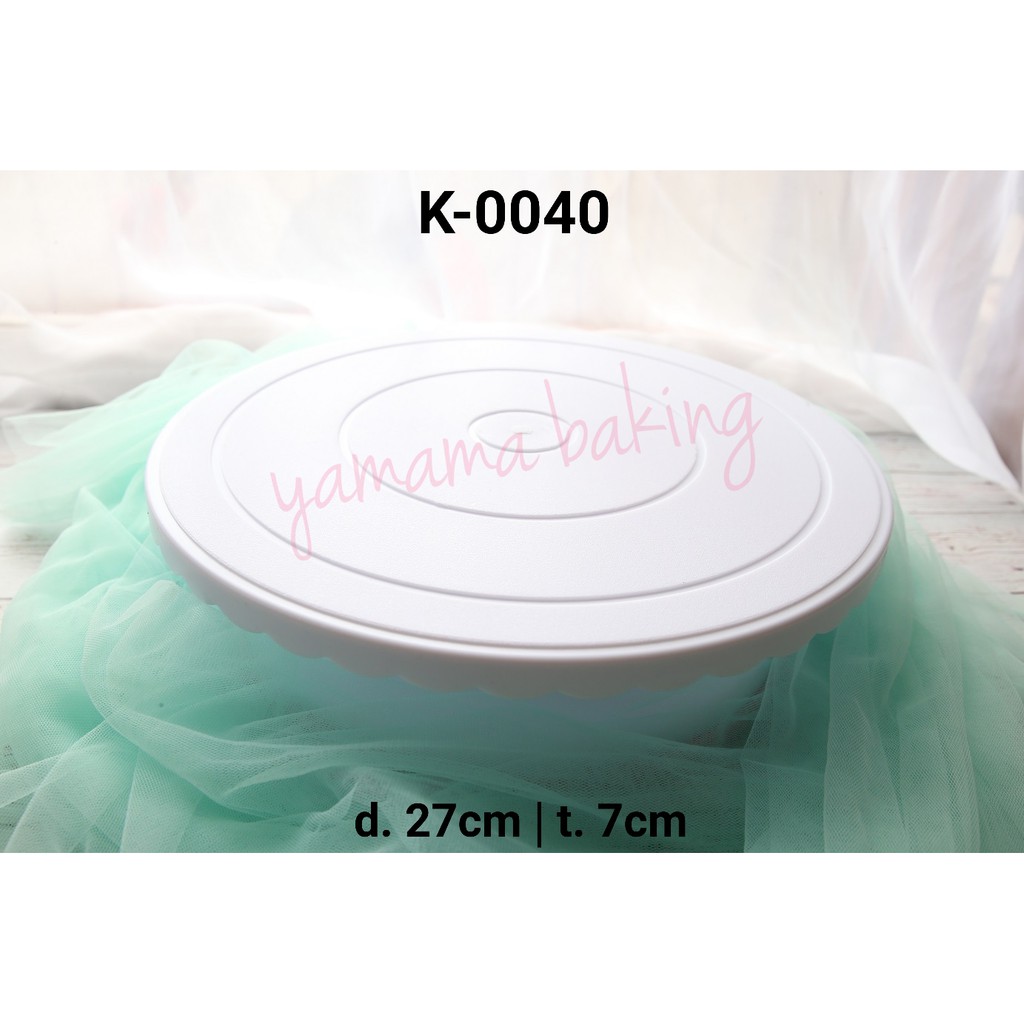 K-0040 plastic lazy susan turntable suzan tart cake | Shopee Philippines