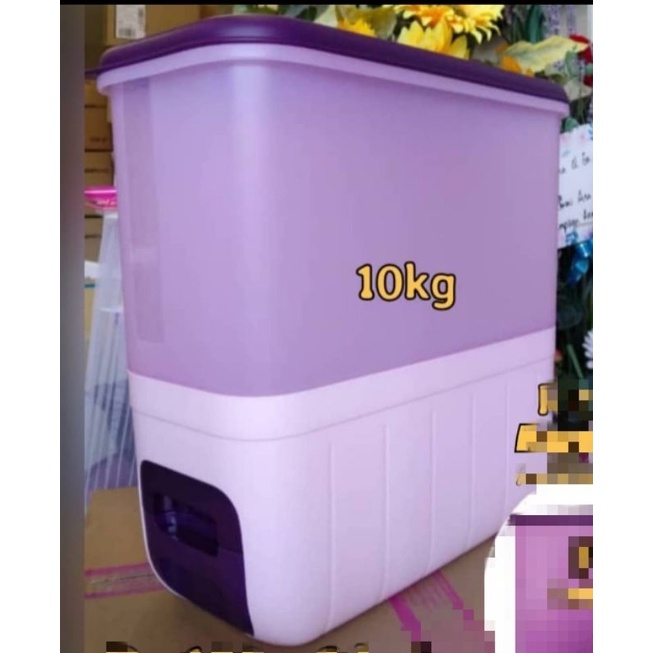Tupperware Rice Keeper (purple /pink) | Shopee Philippines