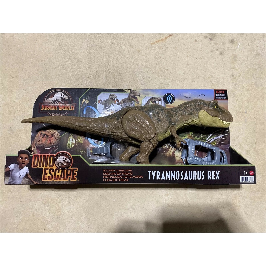 Jurassic World Tyrannosaurus T-Rex Dino Escape Stomp N Escape Action ...