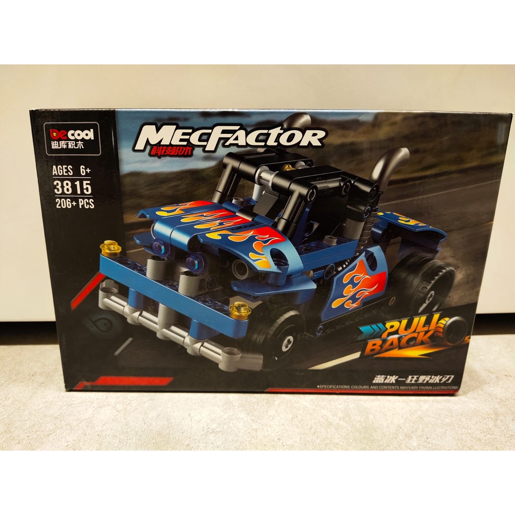 Brick becool 3815 Optimus Truck blue fire car off-roader racer | Shopee ...