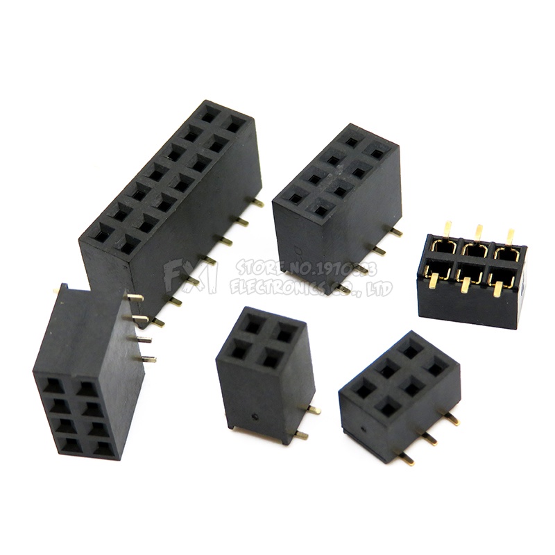 2.54mm Male Female Breakaway Pcb Connectors Arduino 40PCS 2.54mm Pin ...