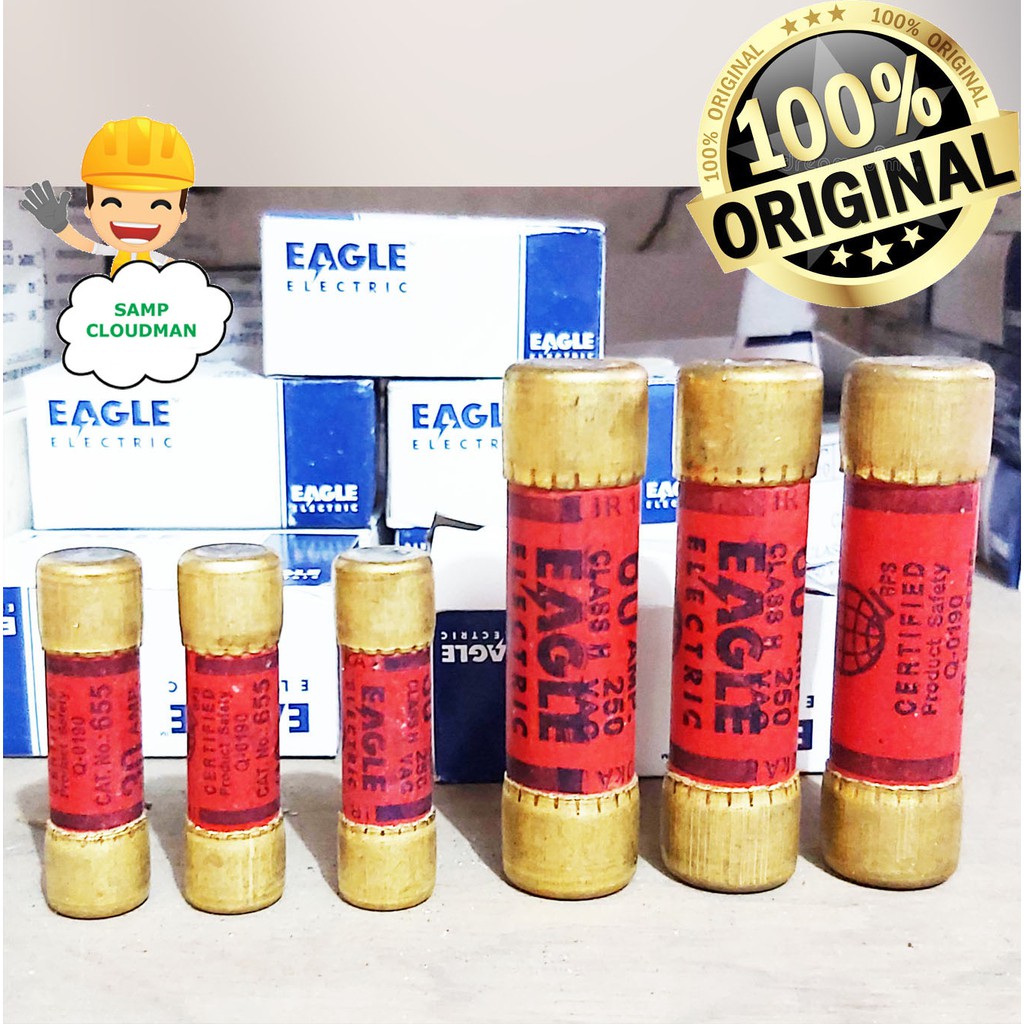 Original Eagle Fuse Cartridge #655 30A or 60A Per PIECE Safety Breaker ...