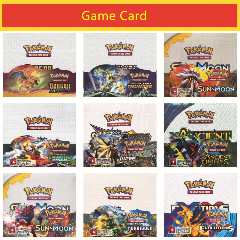 【Ready Stock】144pcs 324pcs Game Pokemon Card Sun & Moon Lost Thunder ...