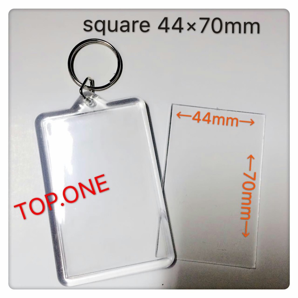 (50pcs)Acrylic keychain photo insert | Shopee Philippines