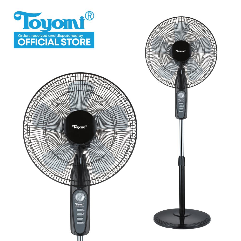 TOYOMI Stand Fan with Timer 16" FS 1688 | Shopee Philippines