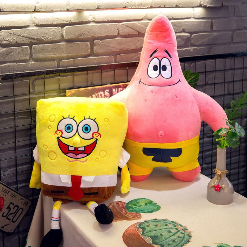 Patrick Star Spongebob Plush Toy Soft Stuffed Doll Cute Cushion ...