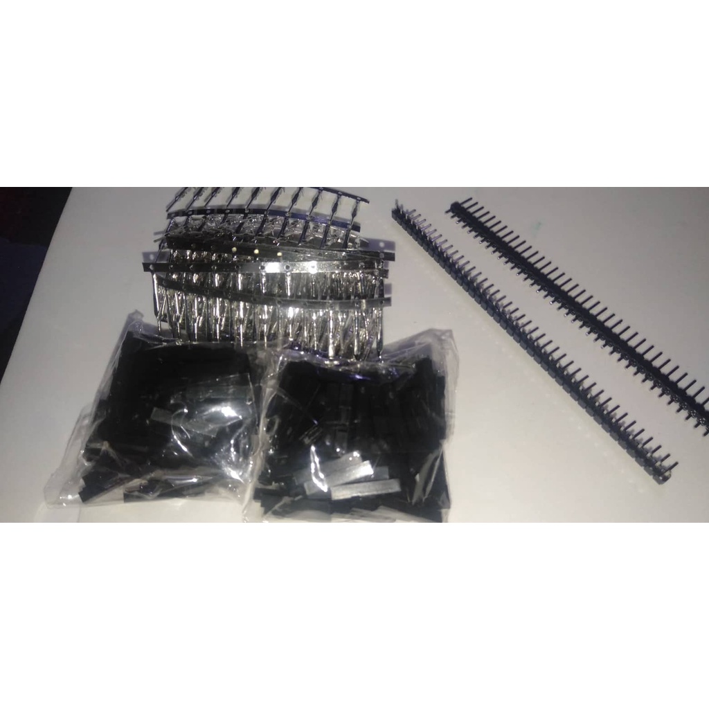 Dupont 2.4 Connector Single pin Straight Angle header Robotics ...