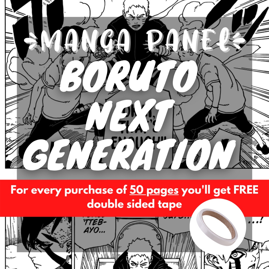 『MANGA PANEL』Boruto Naruto Next Generation Anime Wall Manga Panel (Read ...