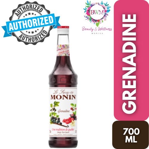 Monin Grenadine Flavored Syrup 700mL and 1L | Shopee Philippines