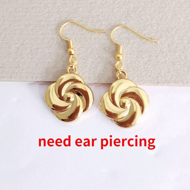 Anime Spy X Family Earrings Yor Forger Anya Cosplay Drop Earrings Gold ...