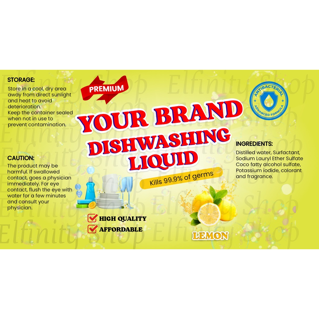 Shop dishwashing liquid label for Sale on Shopee Philippines
