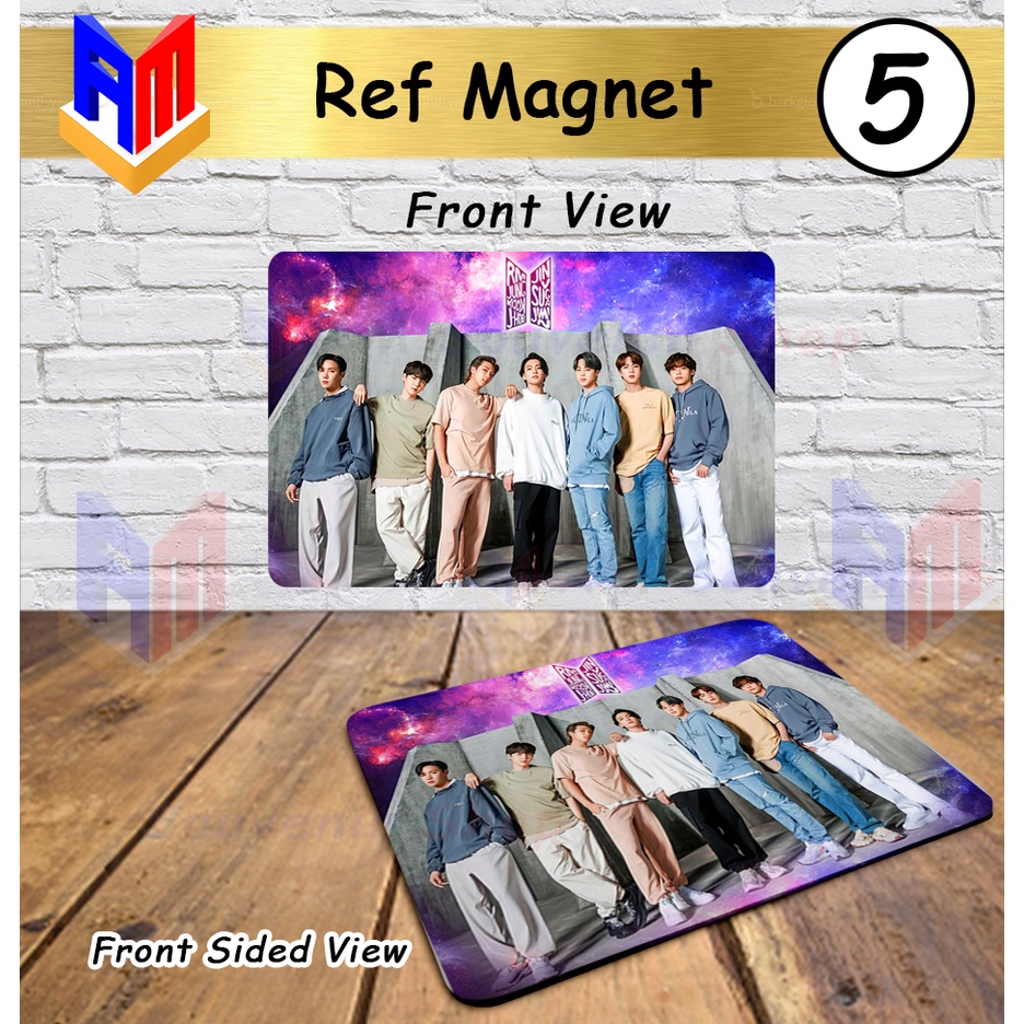 BTS Ref Magnet / BTS / BTS ARMY/ Ref magnet ATM size / Kpop idol ...
