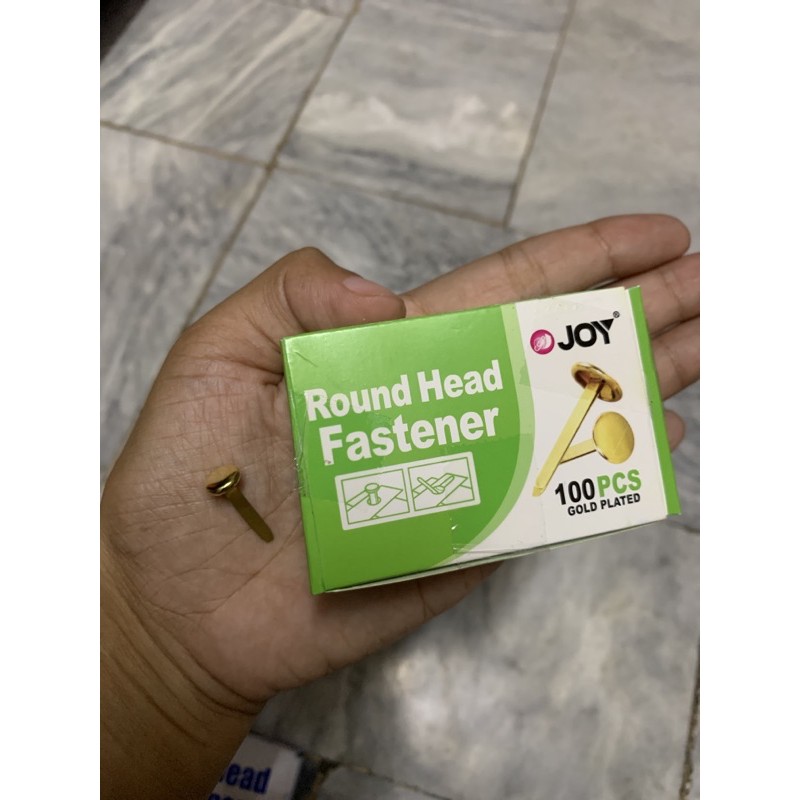 Round head paper Fastener for paper craft and others | Shopee Philippines