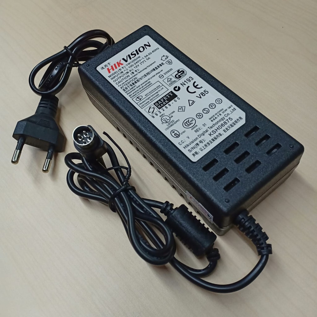 Adapter for DVR & NVR 12v 5A 4 pin Hikvision Adapter | Shopee Philippines