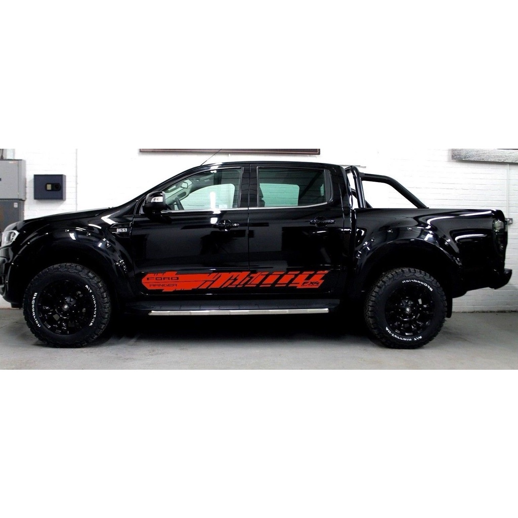 1Set/2pcs Ford RANGER custom graphics side stripe decal sticker kit for ...