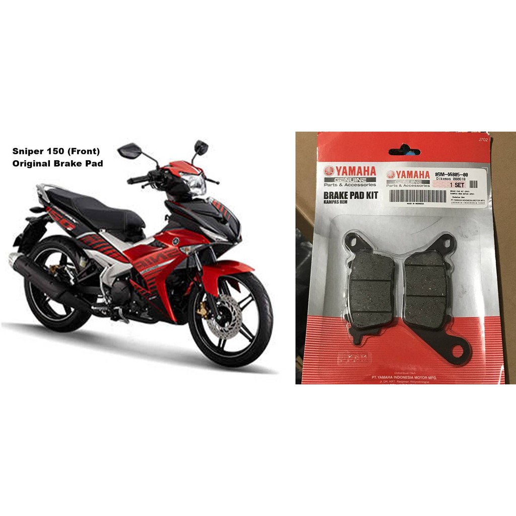 Yamaha Sniper 150 Brake Pad(Original) | Shopee Philippines