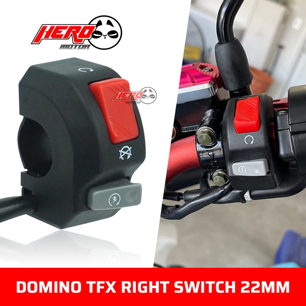 Domino Ignition Switch Kill Switch Push Button On/Off Handlebar Right ...