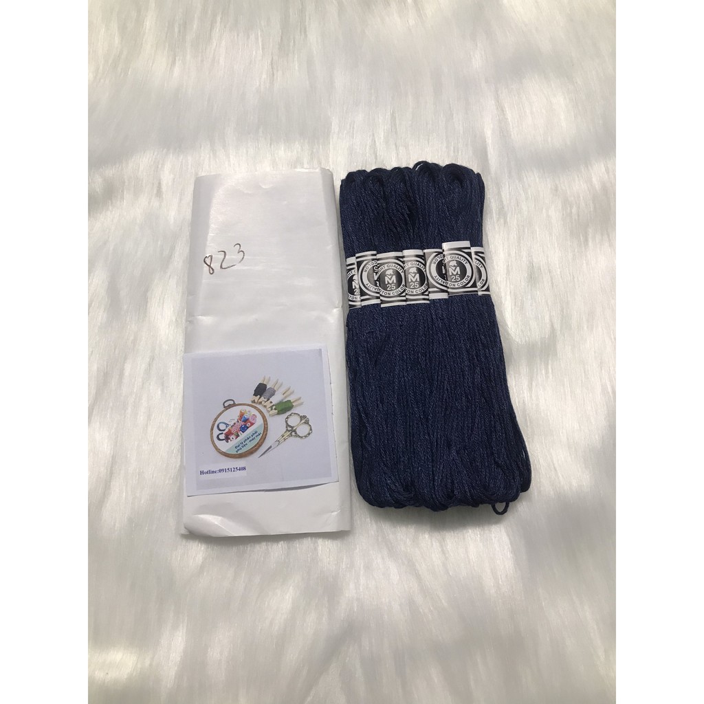 The most beautiful dark blue embroidery thread | Shopee Philippines