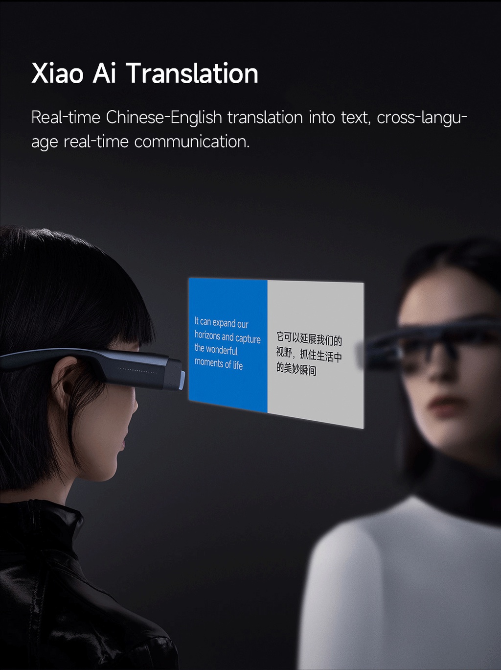 Mijia Smart Glasses With 50 Million Pixels Head-Mounted Dual Camera ...