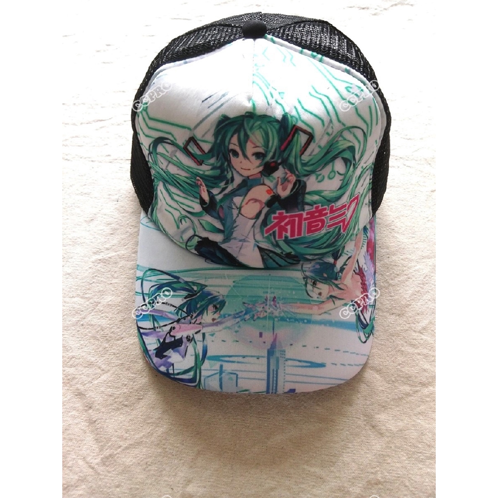 Baseball Mesh Cap Of Anime Hatsune Miku VOCALOID 2 Colorful Girl's Sun ...