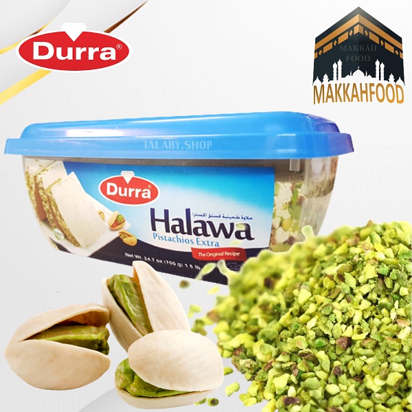Halwa Extra Pistachio Durra/Tahini Ground Sesame Spread. Halawa With ...
