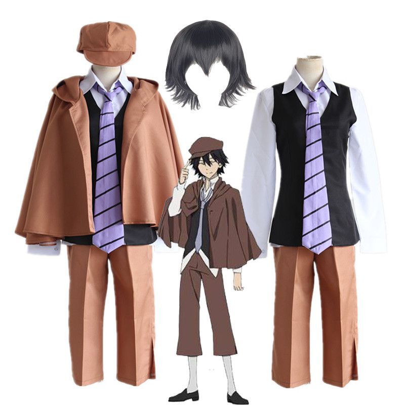 Ready Stock Anime Bungo Stray Dogs Ranpo Edogawa Cosplay Costume ...