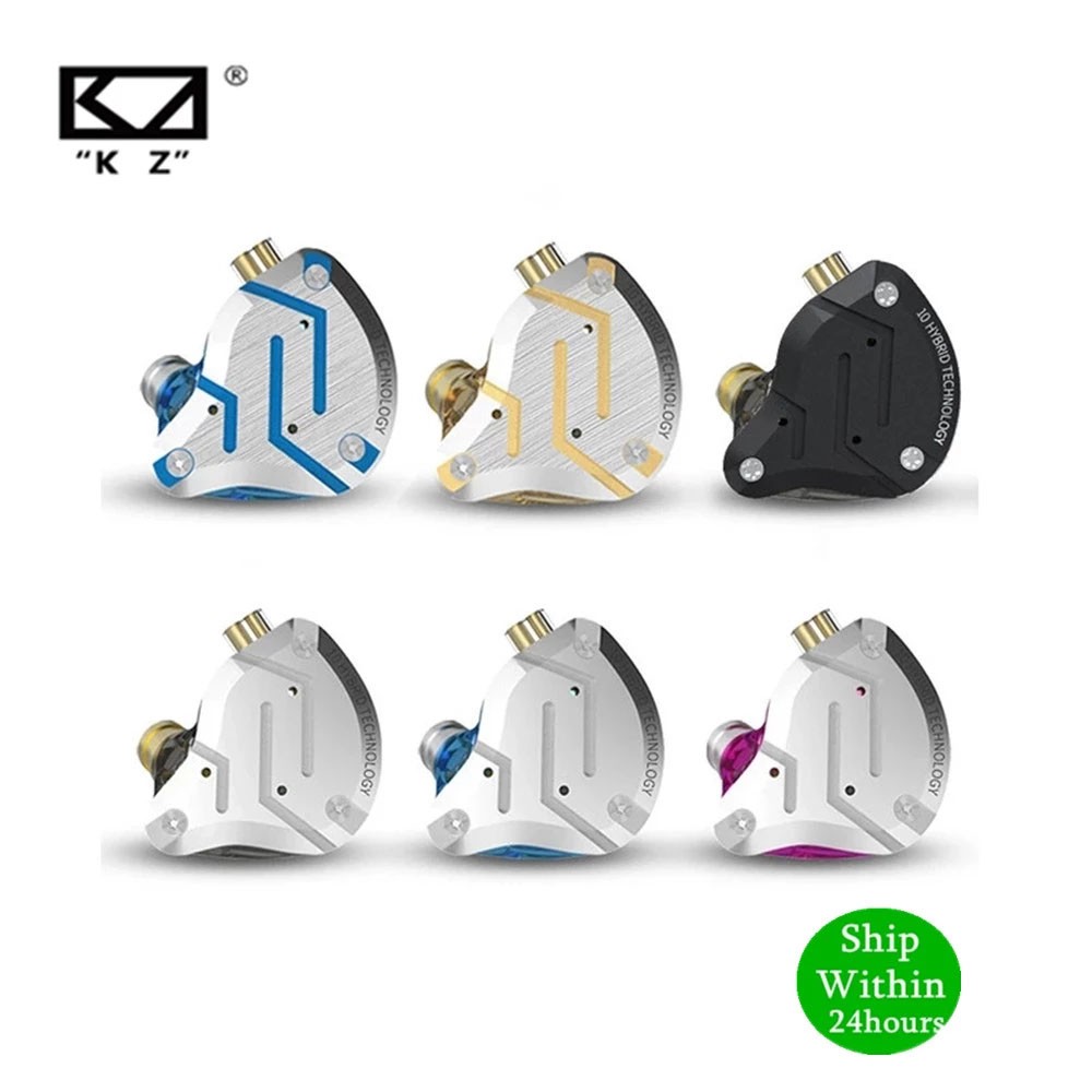 KZ ZS10 PRO 4BA+1DD HIFI Metal Headset Hybrid In-ear Earphone Sport ...